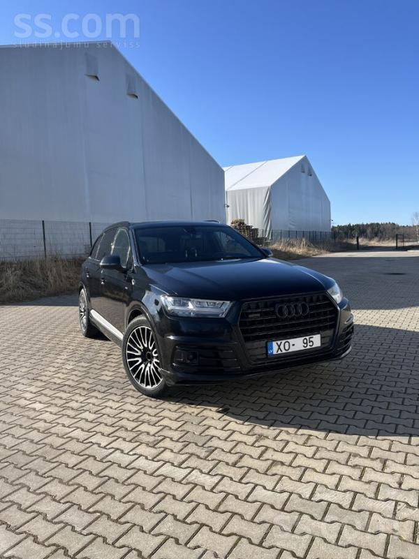 Black Audi Q7 2016 in Balvi, with an engine capacity of 3.00 L and mileage of 300 thousand km for 23000 €, photo 2 on AUTOMOTO.COM.LV