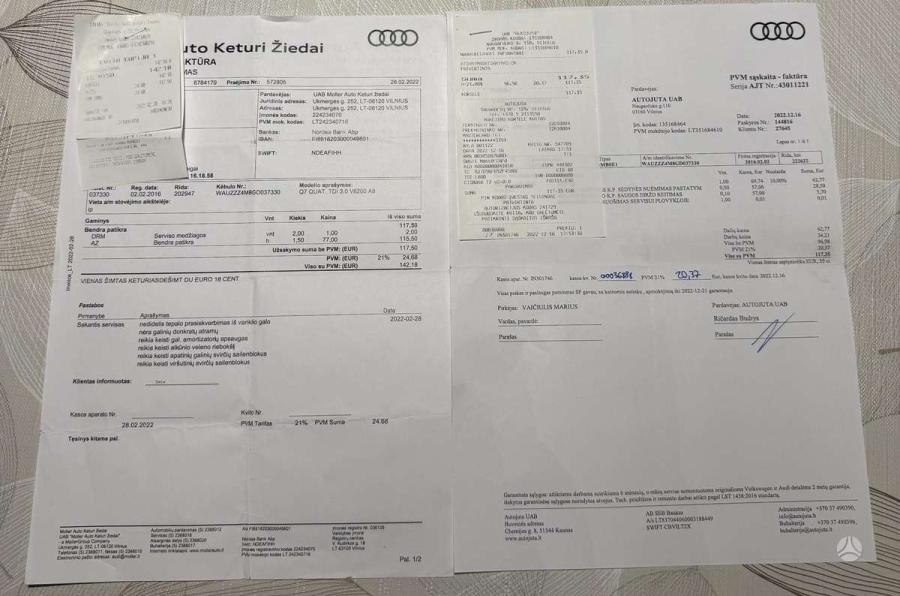 Melns Audi Q7 2016 Viļņa, ar dzinēja tilpumu 3.00 L un nobraukumu 325 tūkst. km par 18250 €, foto 26 vietnē AUTOMOTO.COM.LV