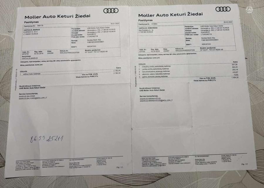 Melns Audi Q7 2016 Viļņa, ar dzinēja tilpumu 3.00 L un nobraukumu 325 tūkst. km par 18250 €, foto 27 vietnē AUTOMOTO.COM.LV