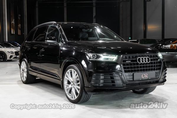 Black Audi Q7 2016 in Riga, with an engine capacity of 3.00 L and mileage of 238 thousand km for 25000 €, photo 3 on AUTOMOTO.COM.LV