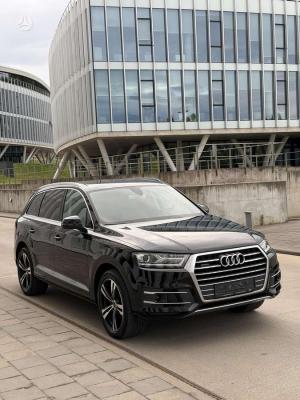 Black Audi Q7 2016 in Vilnius, with an engine capacity of 3.00 L and mileage of 325 thousand km for 18650 €, photo 18 on AUTOMOTO.COM.LV