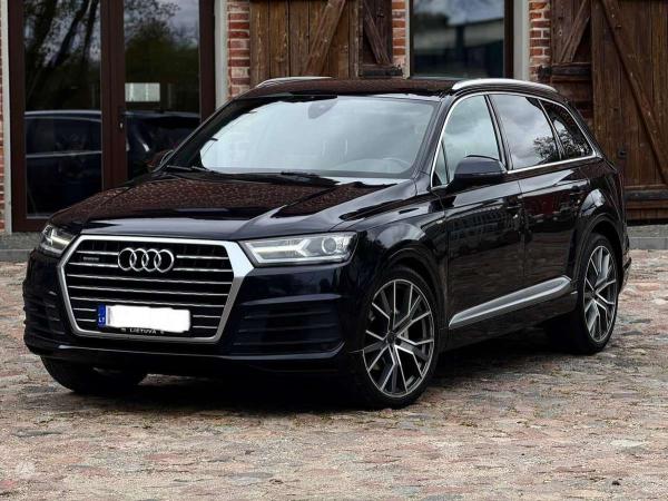 Melns Audi Q7 2016 Klaipėda, ar dzinēja tilpumu 2.97 L un nobraukumu 342 tūkst. km par 18400 €, foto 2 vietnē AUTOMOTO.COM.LV