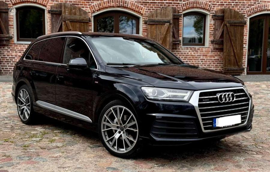 Melns Audi Q7 2016 Klaipėda, ar dzinēja tilpumu 2.97 L un nobraukumu 342 tūkst. km par 18400 €, foto 4 vietnē AUTOMOTO.COM.LV