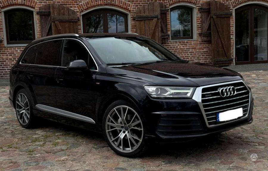 Melns Audi Q7 2016 Klaipėda, ar dzinēja tilpumu 2.97 L un nobraukumu 342 tūkst. km par 18400 €, foto 7 vietnē AUTOMOTO.COM.LV