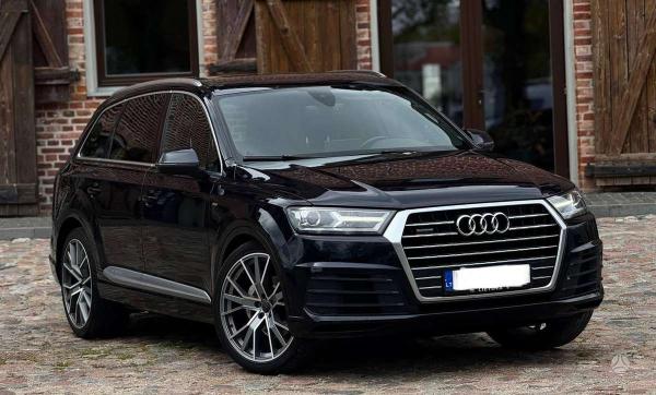 Melns Audi Q7 2016 Klaipėda, ar dzinēja tilpumu 2.97 L un nobraukumu 342 tūkst. km par 18400 €, foto 7 vietnē AUTOMOTO.COM.LV