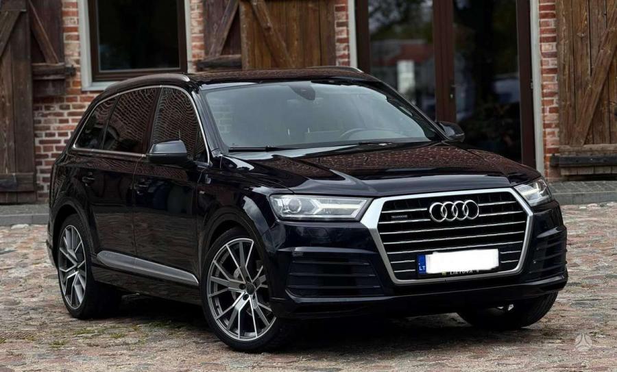 Melns Audi Q7 2016 Klaipėda, ar dzinēja tilpumu 2.97 L un nobraukumu 342 tūkst. km par 18400 €, foto 8 vietnē AUTOMOTO.COM.LV