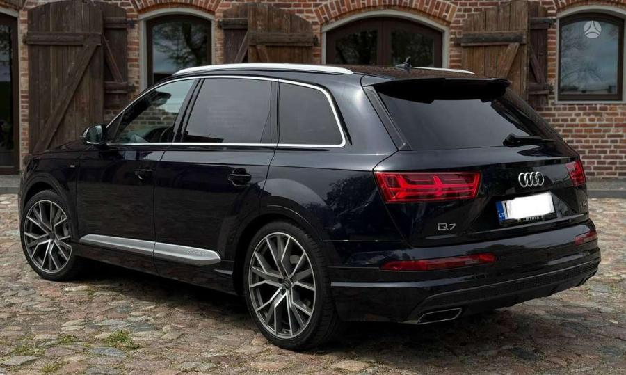 Melns Audi Q7 2016 Klaipėda, ar dzinēja tilpumu 2.97 L un nobraukumu 342 tūkst. km par 18400 €, foto 17 vietnē AUTOMOTO.COM.LV