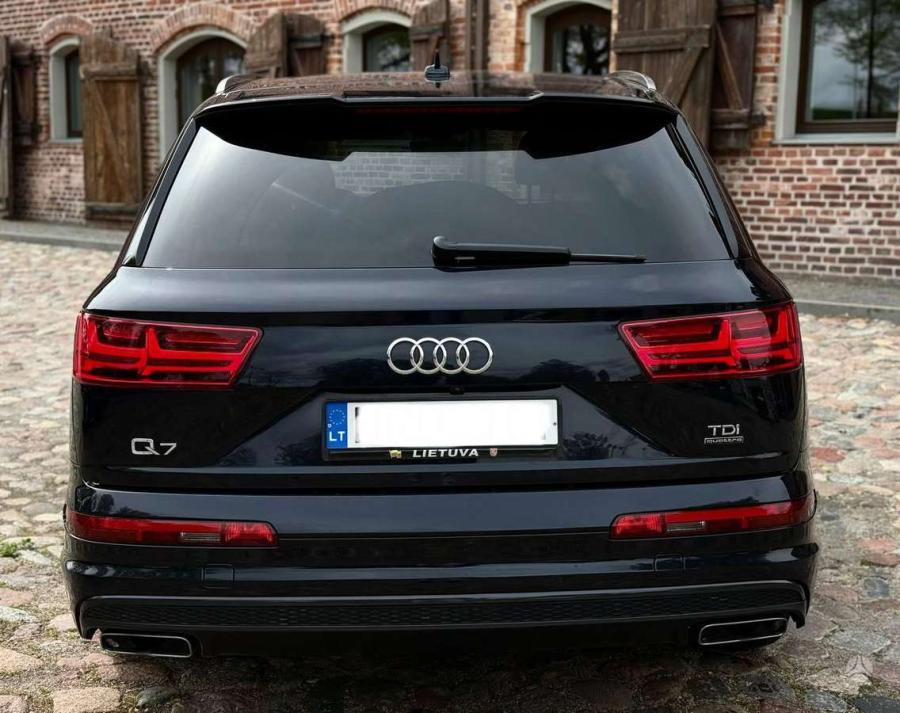 Melns Audi Q7 2016 Klaipėda, ar dzinēja tilpumu 2.97 L un nobraukumu 342 tūkst. km par 18400 €, foto 19 vietnē AUTOMOTO.COM.LV