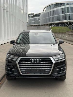 Black Audi Q7 2016 in Vilnius, with an engine capacity of 3.00 L and mileage of 325 thousand km for 18500 €, photo 10 on AUTOMOTO.COM.LV