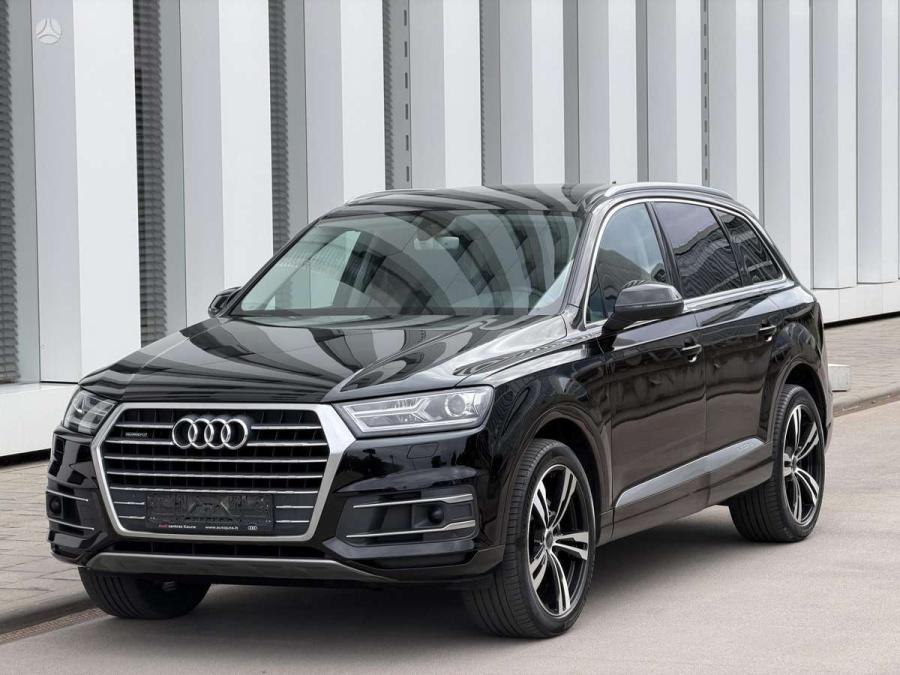 Black Audi Q7 2016 in Vilnius, with an engine capacity of 3.00 L and mileage of 325 thousand km for 18500 €, photo 11 on AUTOMOTO.COM.LV
