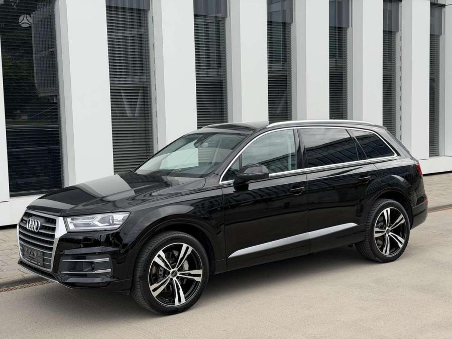 Black Audi Q7 2016 in Vilnius, with an engine capacity of 3.00 L and mileage of 325 thousand km for 18500 €, photo 16 on AUTOMOTO.COM.LV