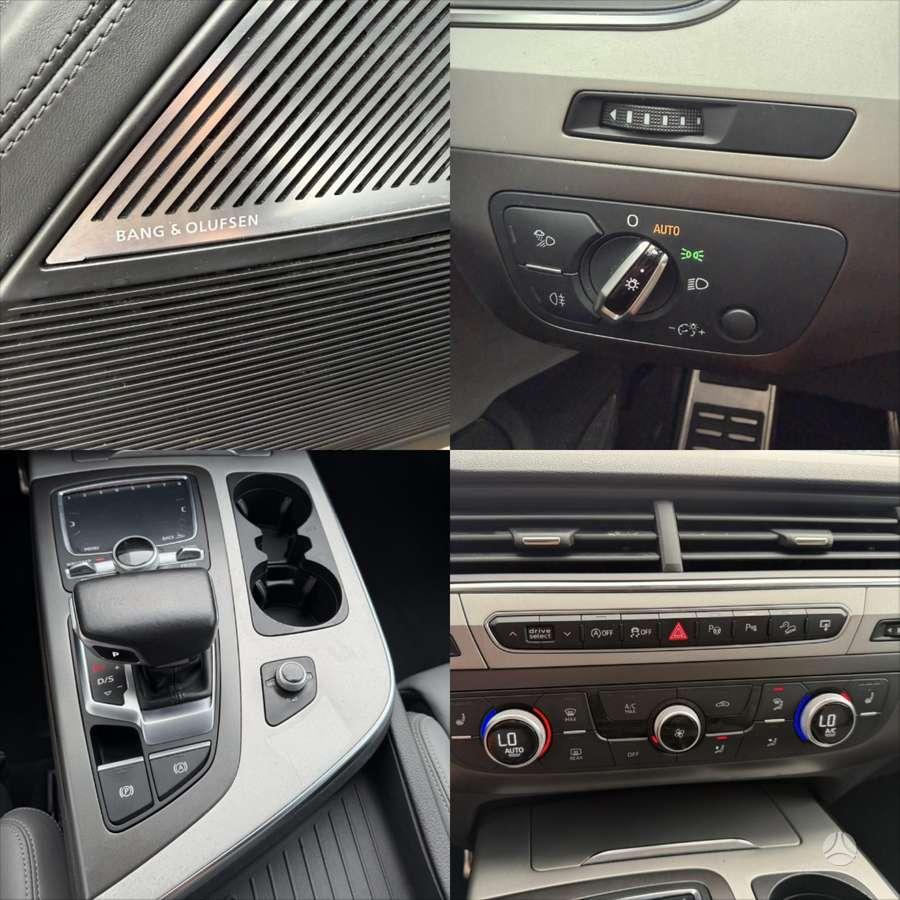 Black Audi Q7 2016 in Vilnius, with an engine capacity of 3.00 L and mileage of 325 thousand km for 18500 €, photo 18 on AUTOMOTO.COM.LV