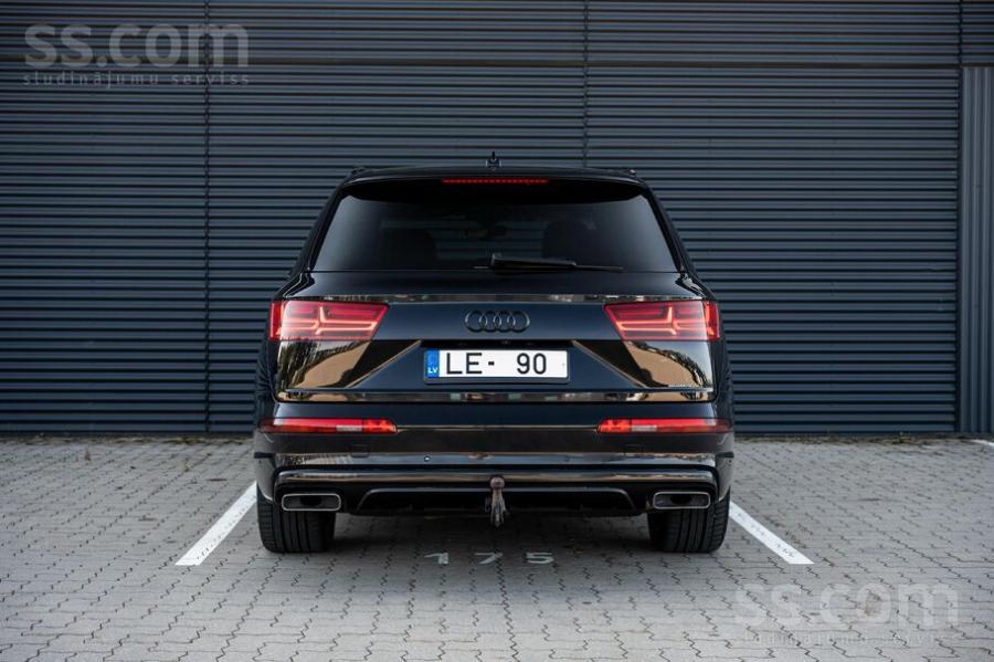 Melns Audi Q7 2016 Rīga, ar dzinēja tilpumu 3.00 L un nobraukumu 290 tūkst. km par 22490 €, foto 8 vietnē AUTOMOTO.COM.LV