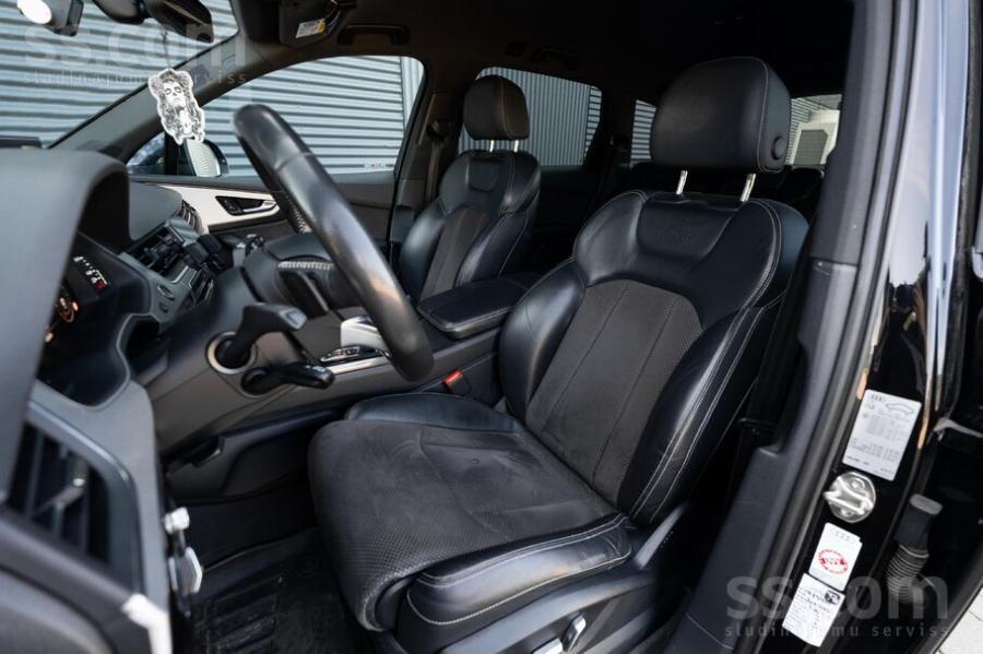 Melns Audi Q7 2016 Rīga, ar dzinēja tilpumu 3.00 L un nobraukumu 290 tūkst. km par 22490 €, foto 31 vietnē AUTOMOTO.COM.LV