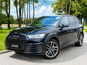 Melns Audi Q7 2016 Viļņa, ar dzinēja tilpumu 2.97 L un nobraukumu 260 tūkst. km par 23500 €, foto  vietnē AUTOMOTO.COM.LV