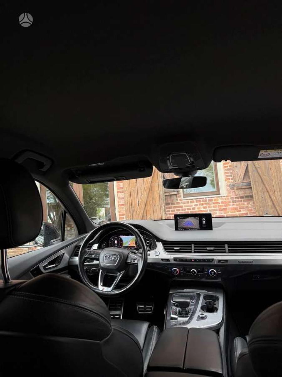 Black Audi Q7 2016 in Klaipeda, with an engine capacity of 2.97 L and mileage of 342 thousand km for 18500 €, photo 26 on AUTOMOTO.COM.LV