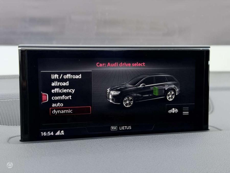 Black Audi Q7 2016 in Vilnius, with an engine capacity of 3.00 L and mileage of 302 thousand km for 18950 €, photo 31 on AUTOMOTO.COM.LV