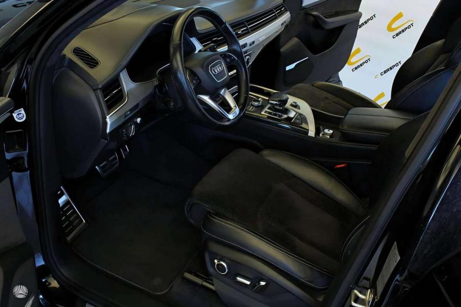 Melns Audi Q7 2016 Viļņa, ar dzinēja tilpumu 2.97 L un nobraukumu 253 tūkst. km par 24000 €, foto 6 vietnē AUTOMOTO.COM.LV