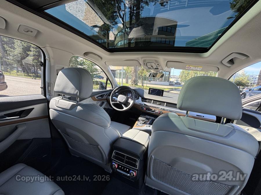 Black Audi Q7 2016 in Tallinn, with an engine capacity of 3.00 L and mileage of 166 thousand km for 29900 €, photo 19 on AUTOMOTO.COM.LV