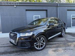 Black Audi Q7 2016 in Tallinn, with an engine capacity of 3.00 L and mileage of 159 thousand km for 15499 €, photo  on AUTOMOTO.COM.LV