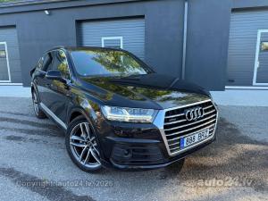 Melns Audi Q7 2016 Tallina, ar dzinēja tilpumu 3.00 L un nobraukumu 160 tūkst. km par 15599 €, foto  vietnē AUTOMOTO.COM.LV