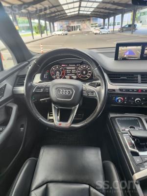 Black Audi Q7 2016 in Riga, with an engine capacity of 3.00 L and mileage of 292 thousand km for 16900 €, photo 6 on AUTOMOTO.COM.LV