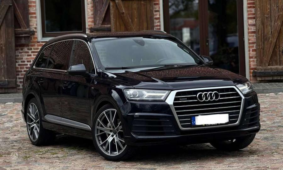 Melns Audi Q7 2016 Klaipėda, ar dzinēja tilpumu 2.97 L un nobraukumu 342 tūkst. km par 17900 €, foto 1 vietnē AUTOMOTO.COM.LV