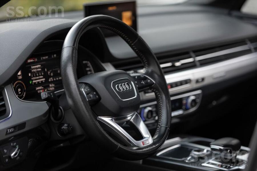 Melns Audi Q7 2016 Jelgava, ar dzinēja tilpumu 3.00 L un nobraukumu 235 tūkst. km par 26777 €, foto 13 vietnē AUTOMOTO.COM.LV