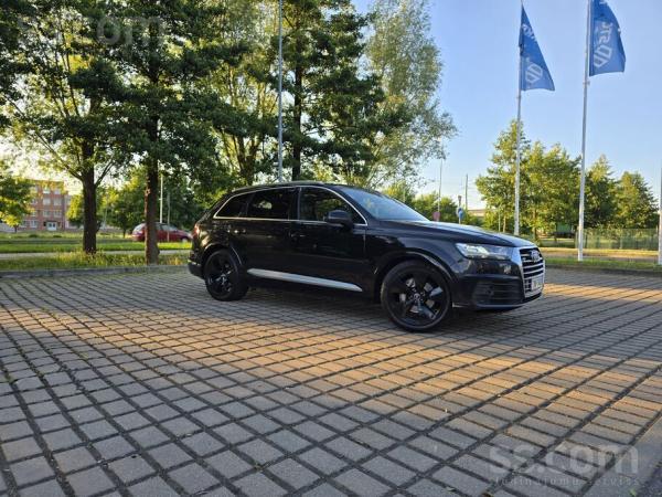 Melns Audi Q7 2016 Liepāja, ar dzinēja tilpumu 3.00 L un nobraukumu 450 tūkst. km par 15700 €, foto 3 vietnē AUTOMOTO.COM.LV