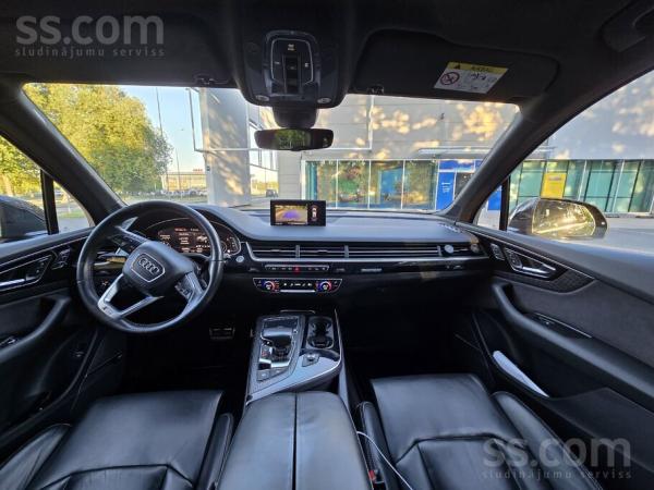 Melns Audi Q7 2016 Liepāja, ar dzinēja tilpumu 3.00 L un nobraukumu 450 tūkst. km par 15700 €, foto 7 vietnē AUTOMOTO.COM.LV