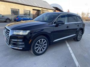 Black Audi Q7 2017 in Vilnius, with an engine capacity of 3.00 L and mileage of 140 thousand km for 22999 €, photo 12 on AUTOMOTO.COM.LV