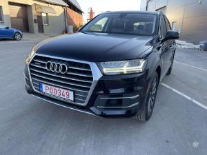 Black Audi Q7 2017 in Vilnius, with an engine capacity of 3.00 L and mileage of 140 thousand km for 22999 €, photo 13 on AUTOMOTO.COM.LV