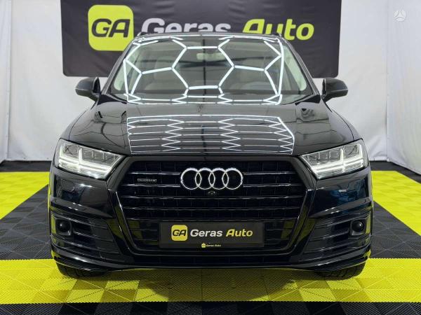 Black Audi Q7 2017 in Vilnius, with an engine capacity of 3.00 L and mileage of 234 thousand km for 23150 €, photo 2 on AUTOMOTO.COM.LV