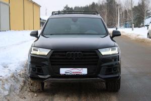 Black Audi Q7 2017 in Vilnius, with an engine capacity of 3.00 L and mileage of 183 thousand km for 19600 €, photo 2 on AUTOMOTO.COM.LV