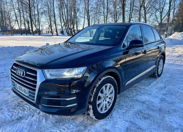 Melns Audi Q7 2017 Tauragė, ar dzinēja tilpumu 2.97 L un nobraukumu 217 tūkst. km par 16200 €, foto 1 vietnē AUTOMOTO.COM.LV
