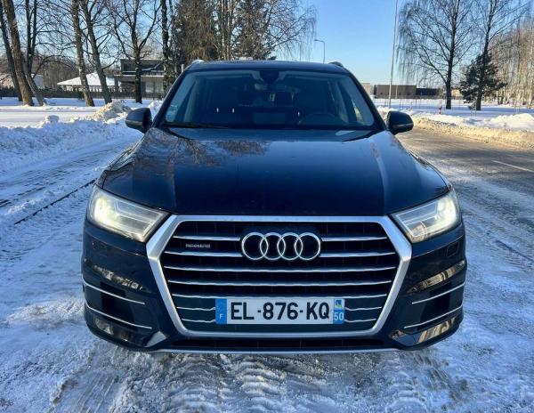 Black Audi Q7 2017 in Taurage, with an engine capacity of 2.97 L and mileage of 217 thousand km for 16200 €, photo 6 on AUTOMOTO.COM.LV