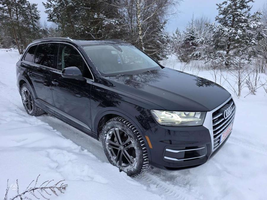 Melns Audi Q7 2017 Viļņa, ar dzinēja tilpumu 3.00 L un nobraukumu 224 tūkst. km par 18300 €, foto 3 vietnē AUTOMOTO.COM.LV