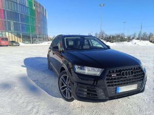 Black Audi Q7 2017 in Siauliai, with an engine capacity of 3.00 L and mileage of 130 thousand km for 26900 €, photo  on AUTOMOTO.COM.LV