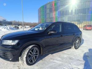 Black Audi Q7 2017 in Siauliai, with an engine capacity of 3.00 L and mileage of 130 thousand km for 26900 €, photo 9 on AUTOMOTO.COM.LV