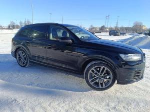 Black Audi Q7 2017 in Siauliai, with an engine capacity of 3.00 L and mileage of 130 thousand km for 26900 €, photo 10 on AUTOMOTO.COM.LV