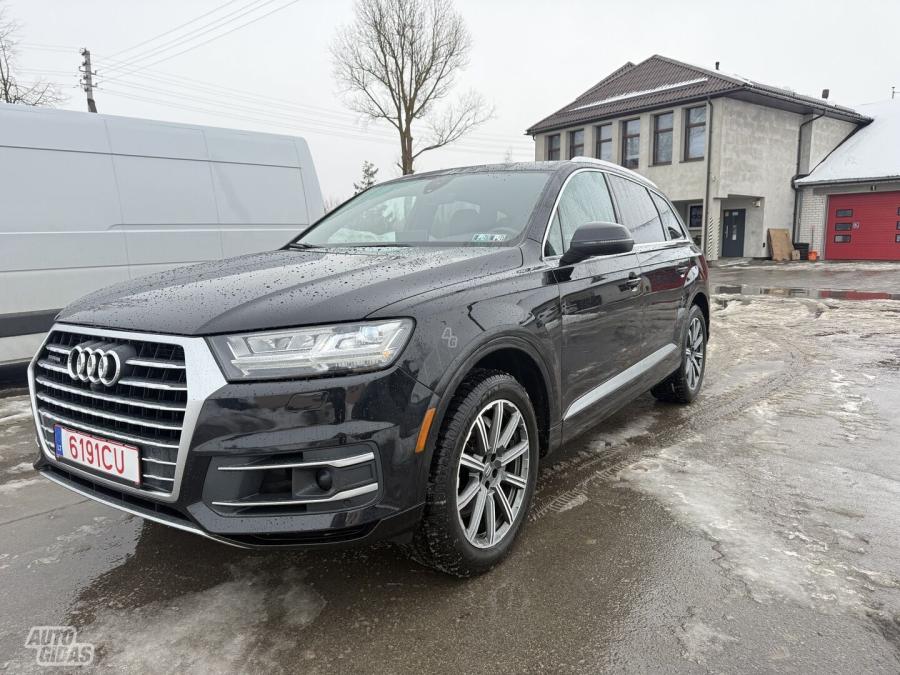 Melns Audi Q7 2017 Šauļi, ar dzinēja tilpumu 3.00 L un nobraukumu 160 tūkst. km par 23800 €, foto 1 vietnē AUTOMOTO.COM.LV
