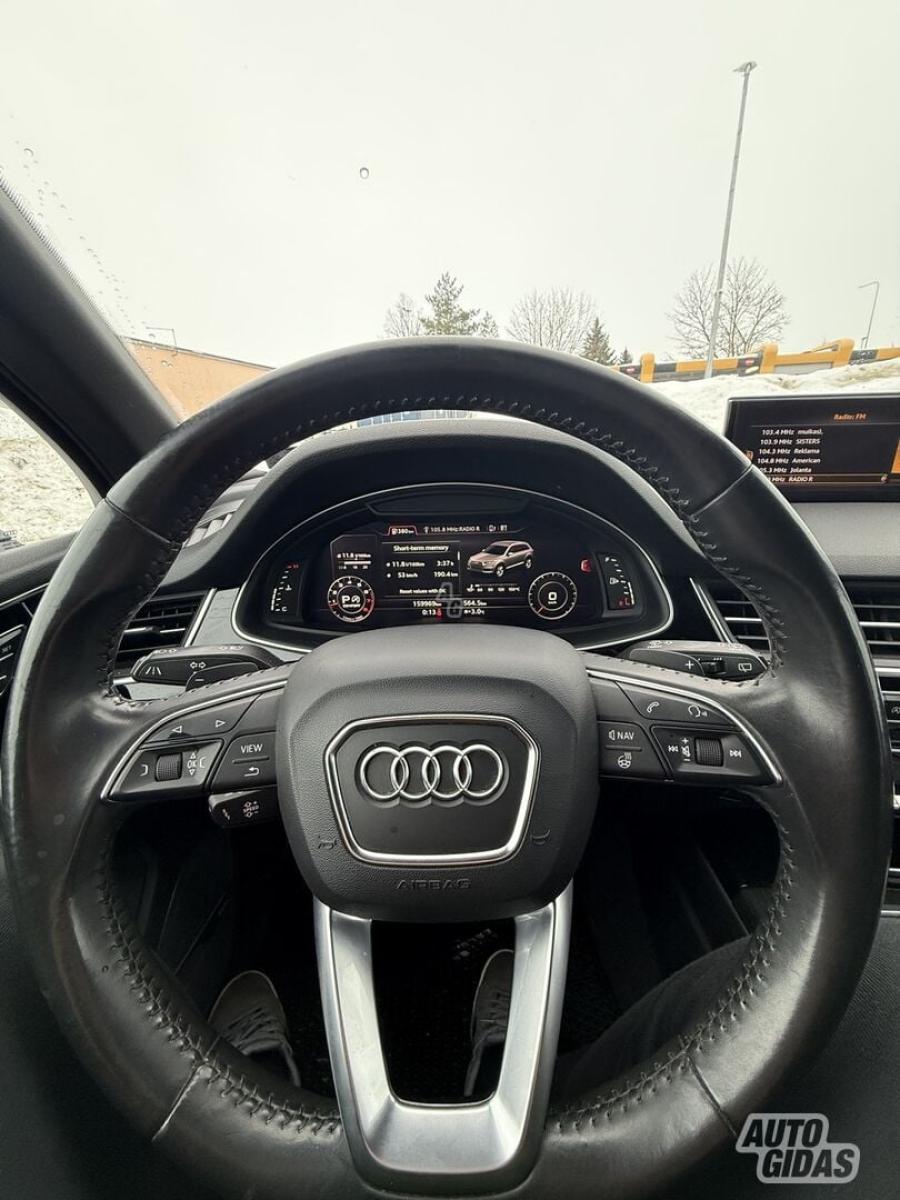 Melns Audi Q7 2017 Šauļi, ar dzinēja tilpumu 3.00 L un nobraukumu 160 tūkst. km par 23800 €, foto 11 vietnē AUTOMOTO.COM.LV