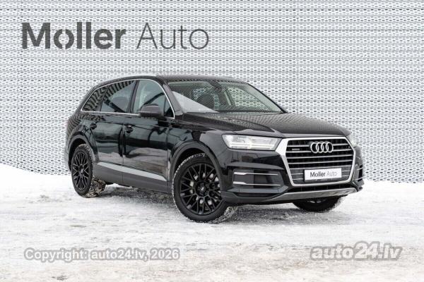 Black Audi Q7 2017 in Riga, with an engine capacity of 3.00 L and mileage of 155 thousand km for 26800 €, photo 2 on AUTOMOTO.COM.LV