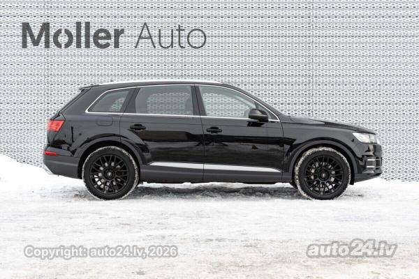 Black Audi Q7 2017 in Riga, with an engine capacity of 3.00 L and mileage of 155 thousand km for 26800 €, photo 5 on AUTOMOTO.COM.LV