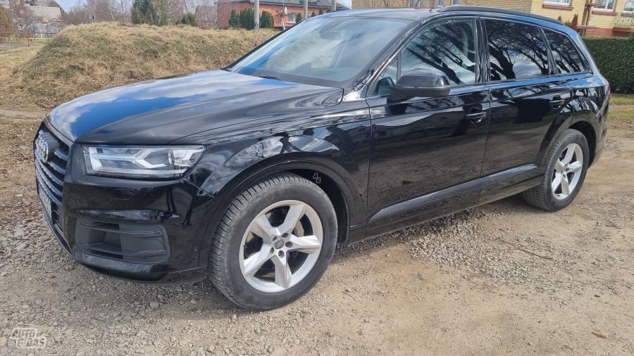 Black Audi Q7 2017 in Siauliai, with an engine capacity of 3.00 L and mileage of 225 thousand km for 20869 €, photo 1 on AUTOMOTO.COM.LV
