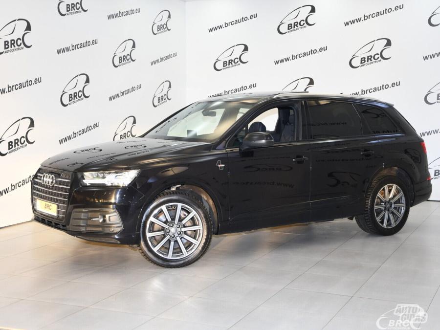 Melns Audi Q7 2017 Avižieniai, ar dzinēja tilpumu 3.00 L un nobraukumu 281 tūkst. km par 21900 €, foto 1 vietnē AUTOMOTO.COM.LV