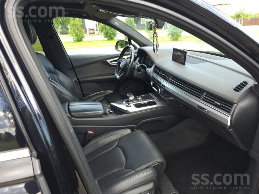 Melns Audi Q7 2017 Bauska, ar dzinēja tilpumu 3.00 L un nobraukumu 330 tūkst. km par 22000 €, foto 10 vietnē AUTOMOTO.COM.LV