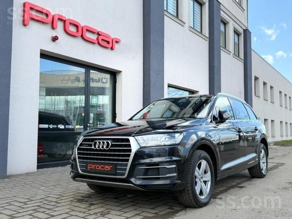 Черный Ауди Ку 7 2017 в Рига, объемом двигателя 3.00 л и пробегом 206 тыс. км за 19950 €, фото 1 на AUTOMOTO.COM.LV