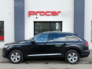 Black Audi Q7 2017 in Riga, with an engine capacity of 3.00 L and mileage of 206 thousand km for 19950 €, photo 3 on AUTOMOTO.COM.LV