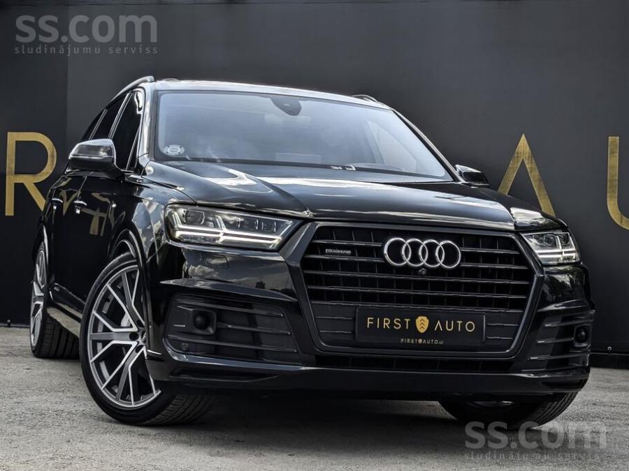 Melns Audi Q7 2017 Tukums, ar dzinēja tilpumu 3.00 L un nobraukumu 244 tūkst. km par 29990 €, foto 1 vietnē AUTOMOTO.COM.LV